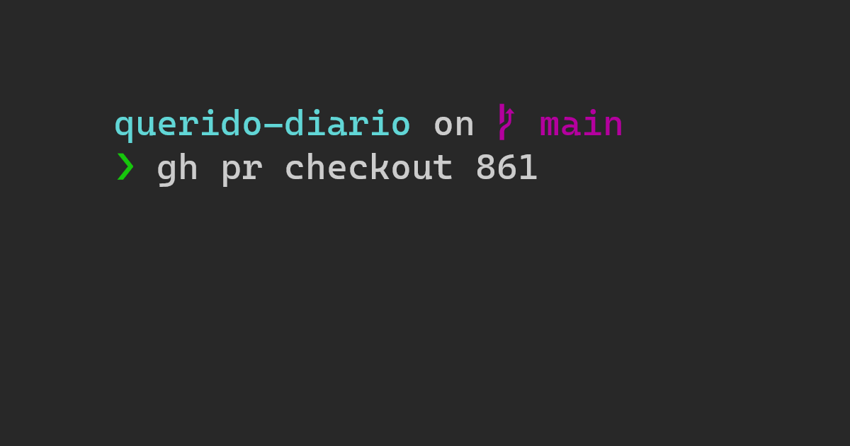 Code Review do Querido Diário